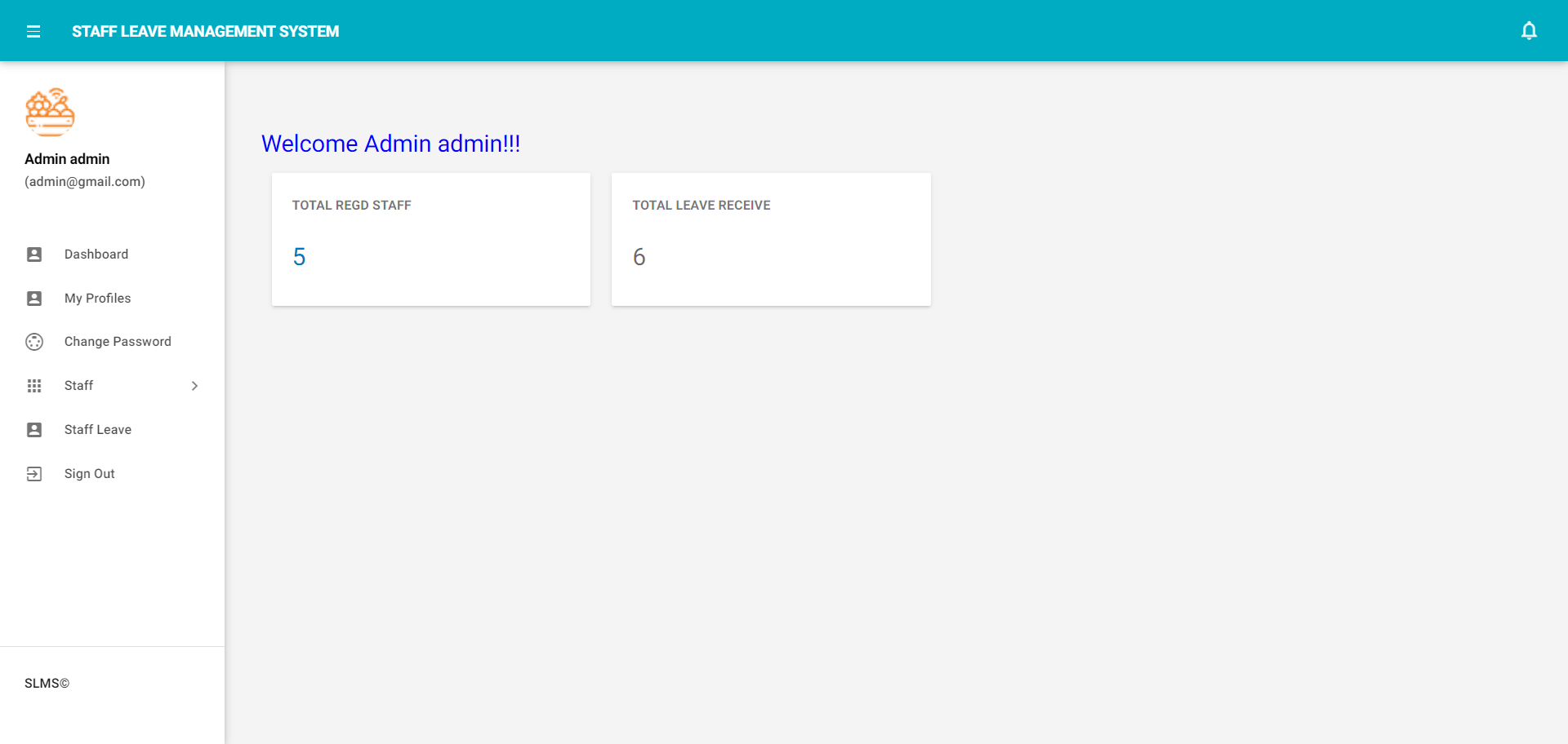 Staff Leave Management System Django Python | Staff Leave Management ...