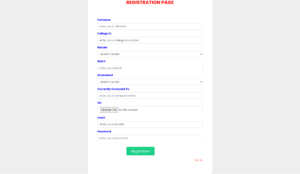 College Alumni System Project | online College Alumni Management Project