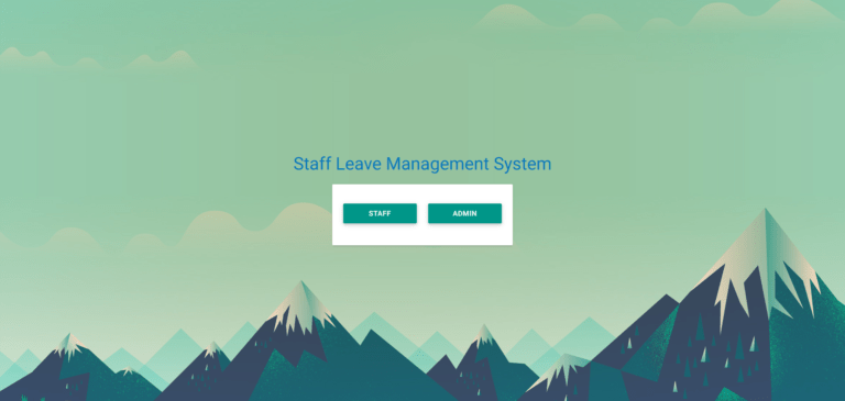 Staff Leave Management System Django Python | Staff Leave Management System Project