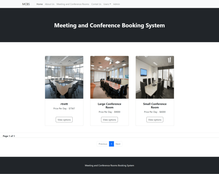 Meeting and Conference Booking Management System | Meeting and ...