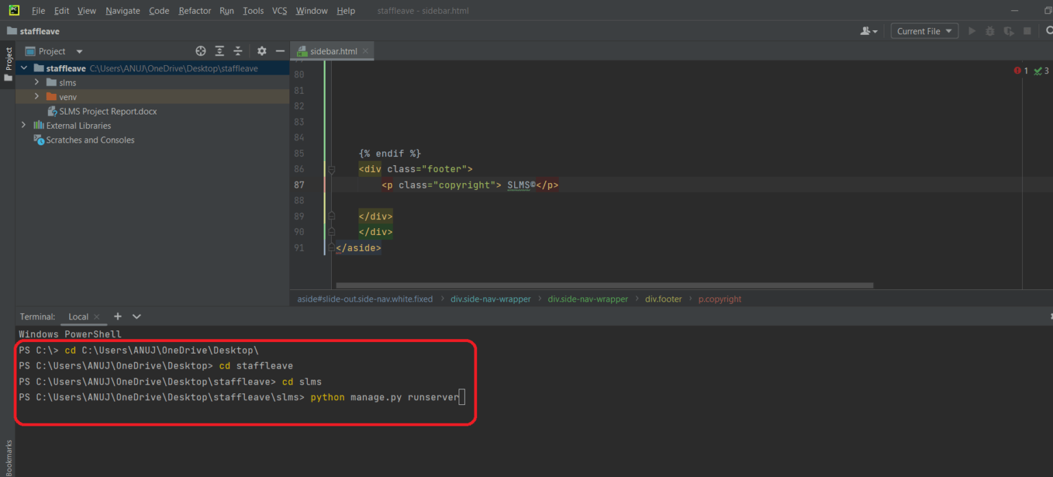 Staff Leave Management System Django Python | Staff Leave Management ...
