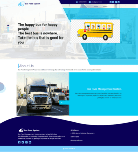 Bus Pass Management system project | Bus Pass system project