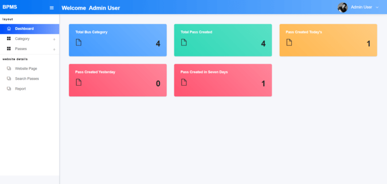 Bus Pass Management system project | Bus Pass system project