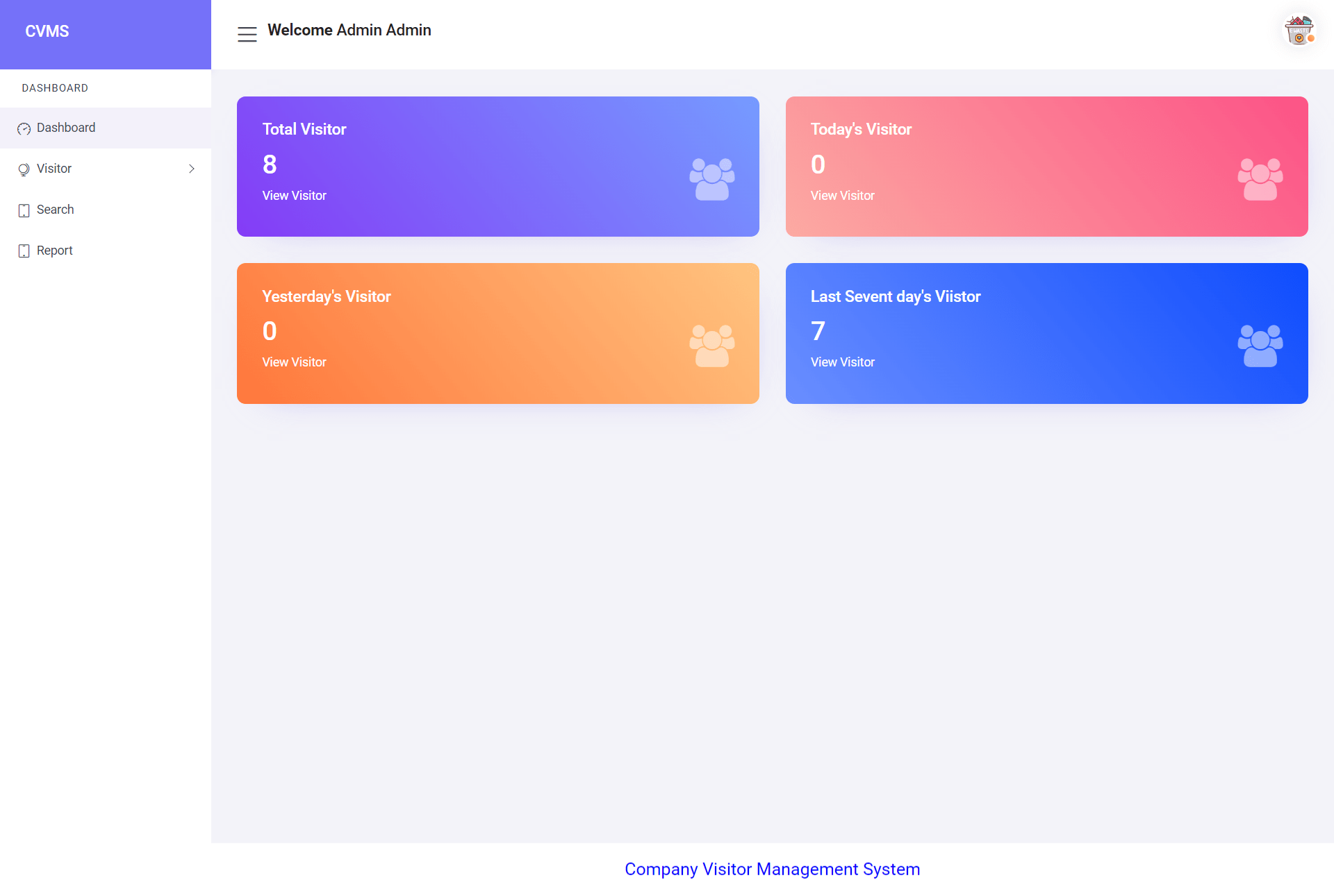 Company Visitors Management System in Django | Company Visitors management System Project