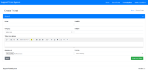Support Ticket Management System | Support Ticket Management System in PHP