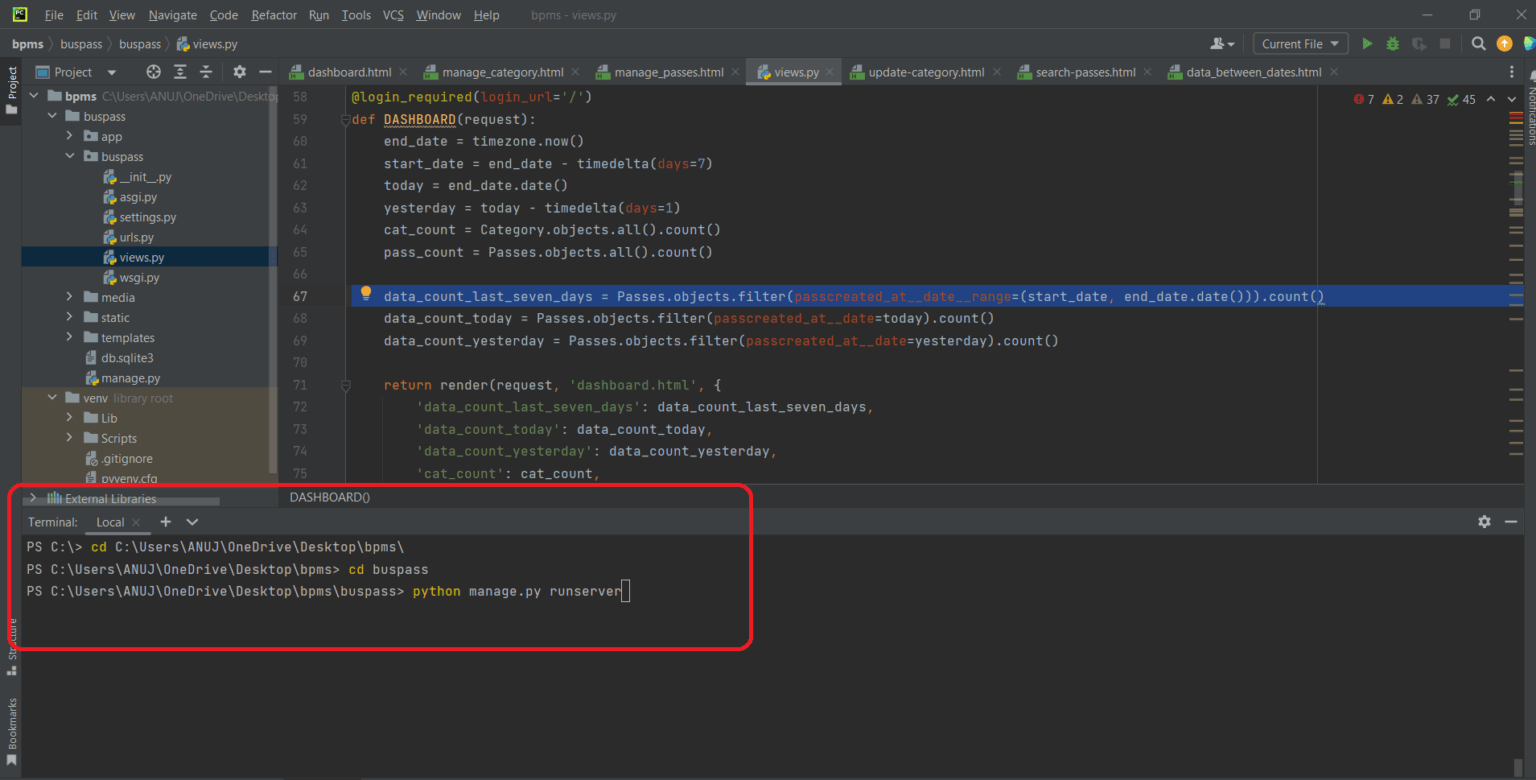 Bus Pass Management system project | Bus Pass system project