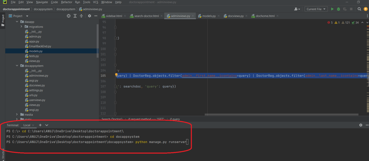 Doctor Appointments System Project | Doctor Appointments Management System Project