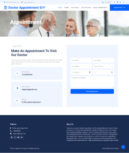 Doctor Appointments System Project | Doctor Appointments Management ...