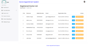 Doctor Appointments System Project | Doctor Appointments Management ...