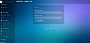 Students Record System Project in Python Django