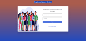 Employee Record Management System project Using Python Django and MySQL