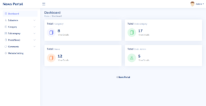 News Portal Project using Python Django and MySQL- PHPGurukul