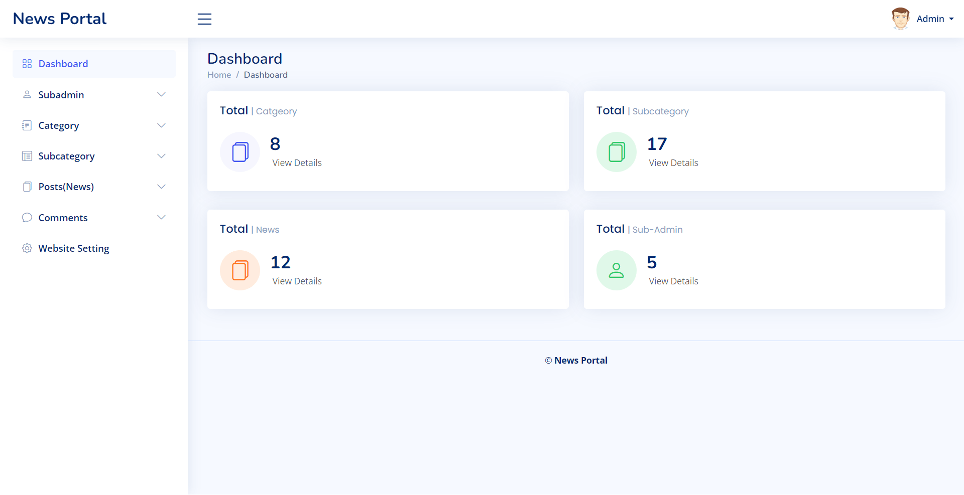 News Portal Project Using Python Django And Mysql Phpgurukul 0411