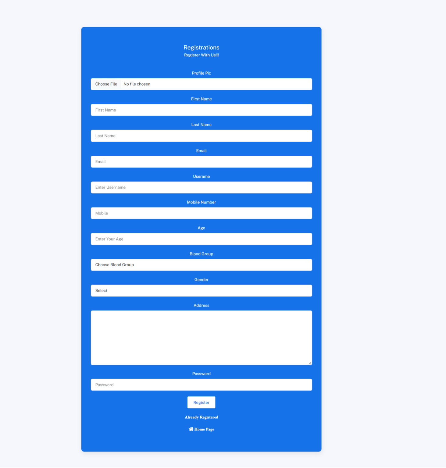 Blood Bank and Donor Management Sysytem Project using Python Django ...