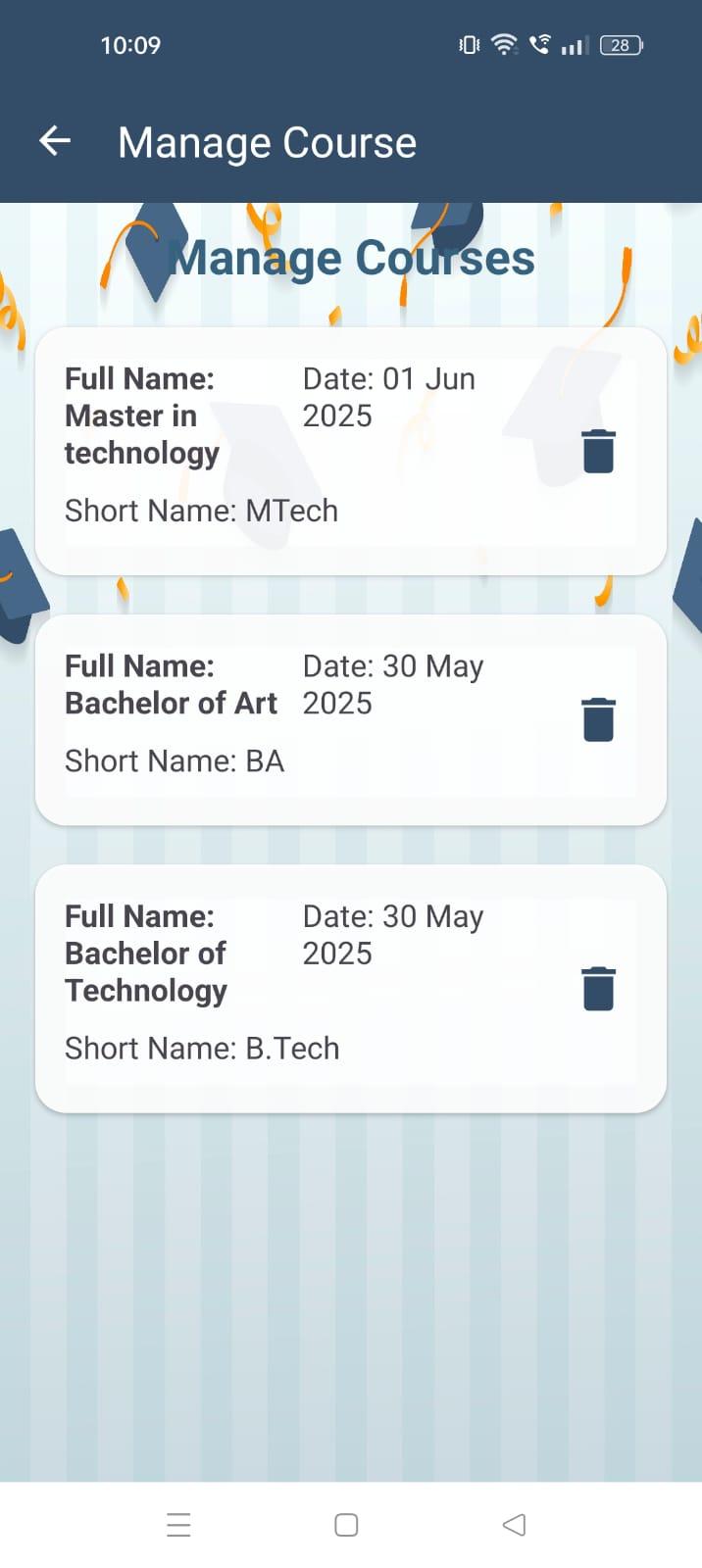 Student Record Android App using SQLite | Student Record Management Android App- PHPGurukul