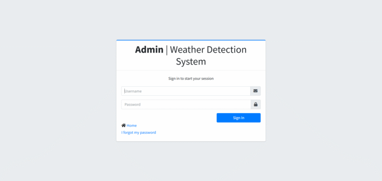 Weather Detection System Using Php Weather Detection Management System 6156