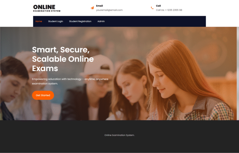 Online Examination System using PHP and MySQL | Online Examination System Project Report