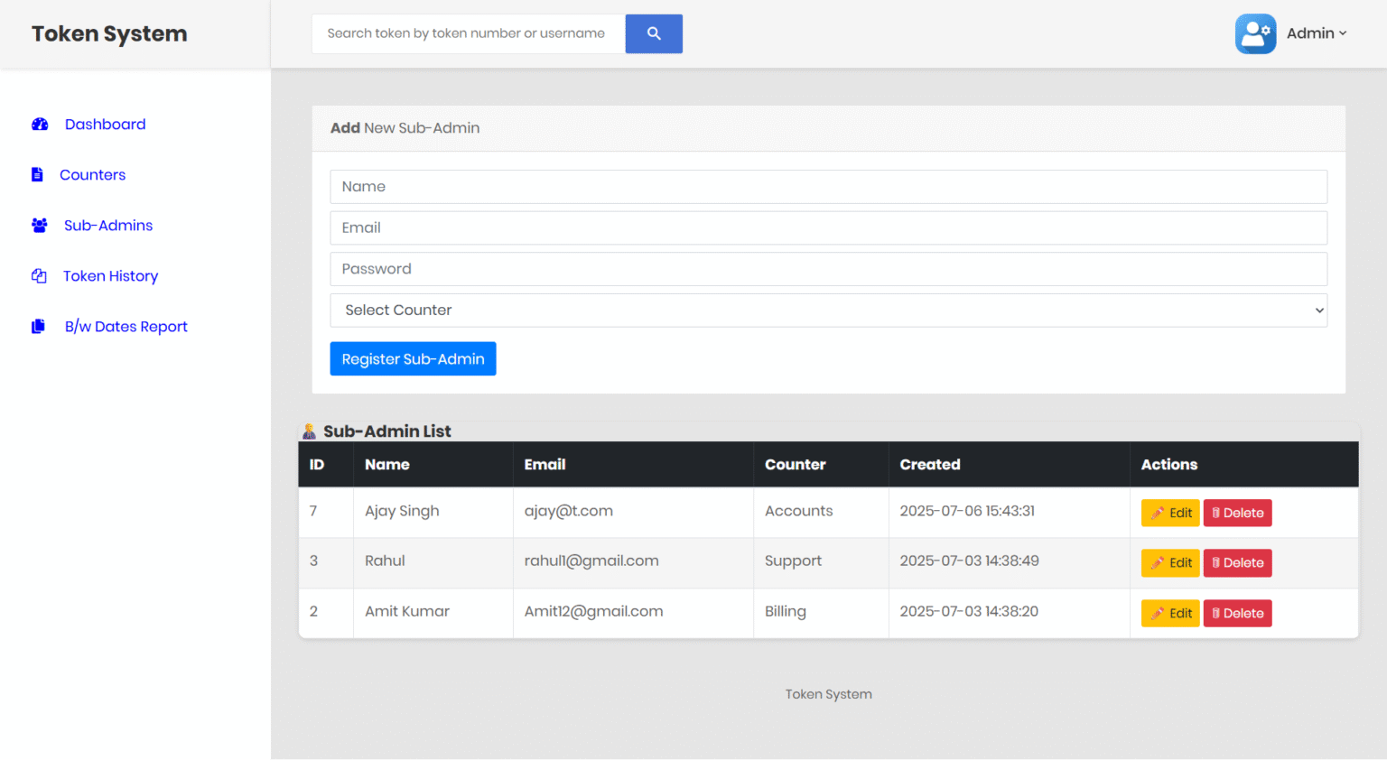 Token System using PHP and MySQL | Token Management System Project in ...