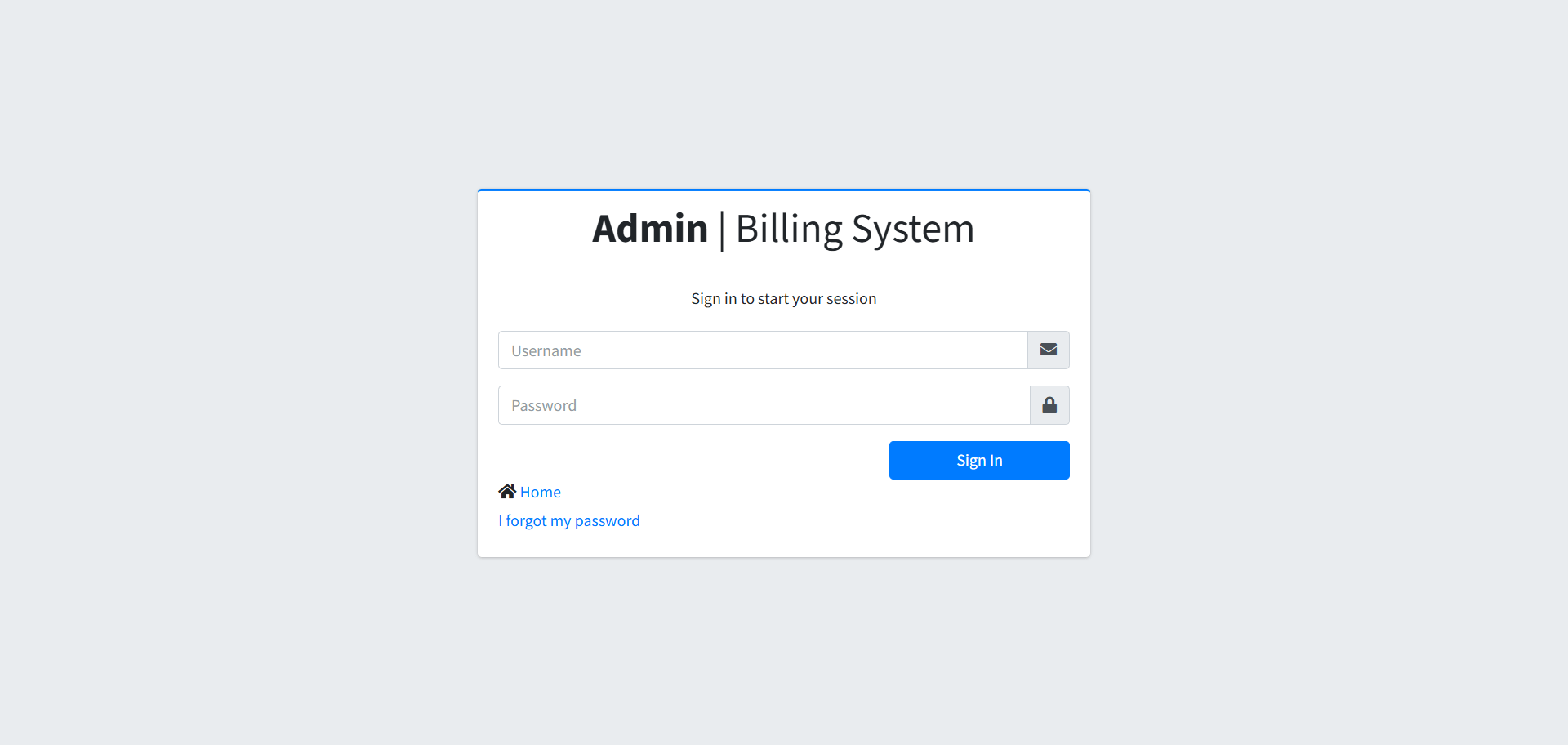 Billing System using PHP and MySQL | Download Billing Management System Project in PHP