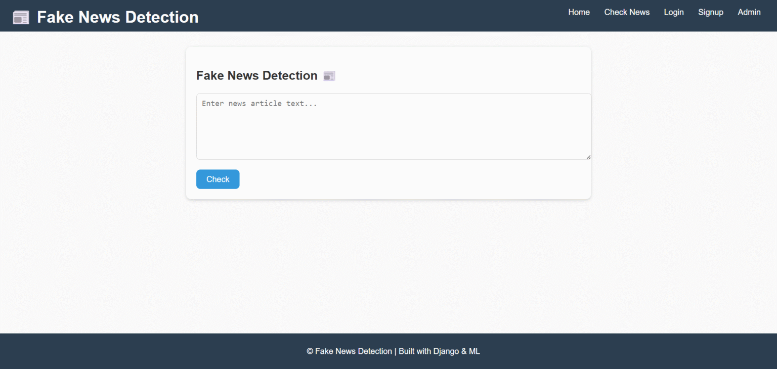 Fake News Detection Using Python Machine Learning Download Fake News Detection System Project