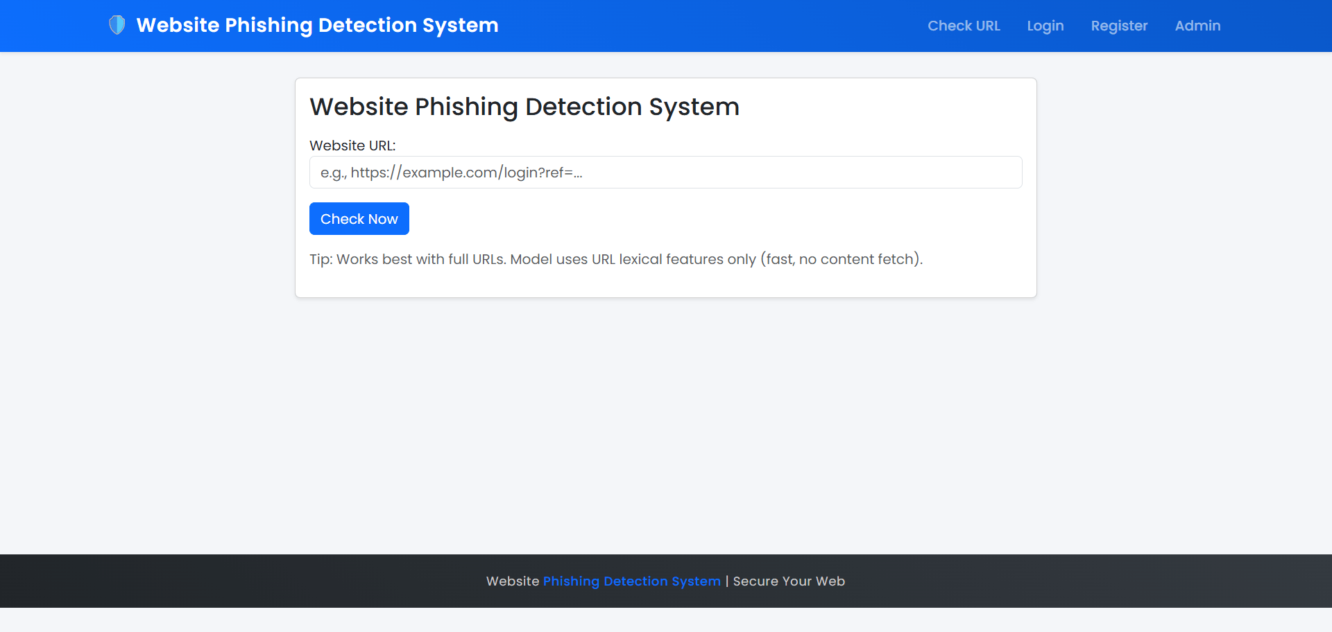 Website Phishing Detection System Project Using Python And Machine Learning Phpgurukul