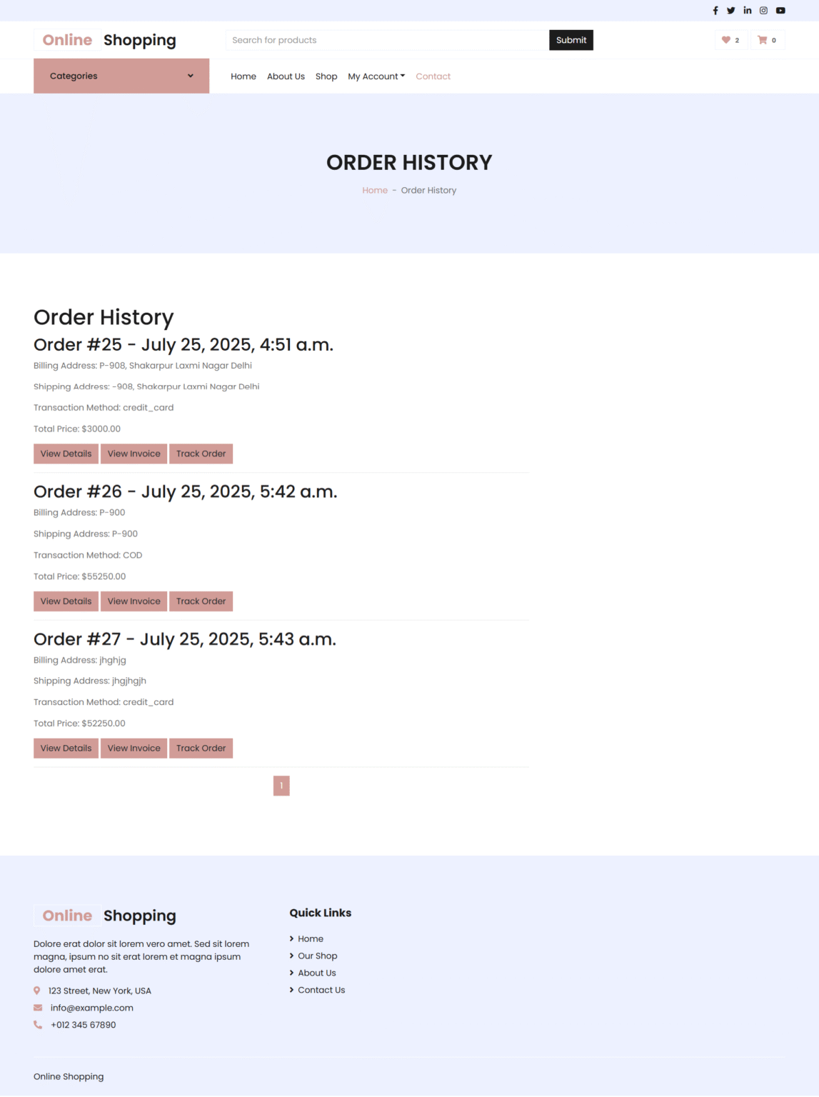 Shopping Portal Project using Python | Shopping Portal Management Sysytem Project PHPGurukul