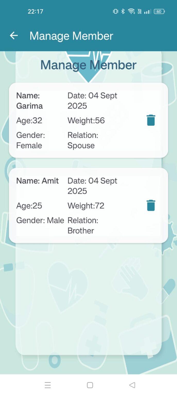 Health Monitoring Android App using SQLite | Health Monitoring Android ...
