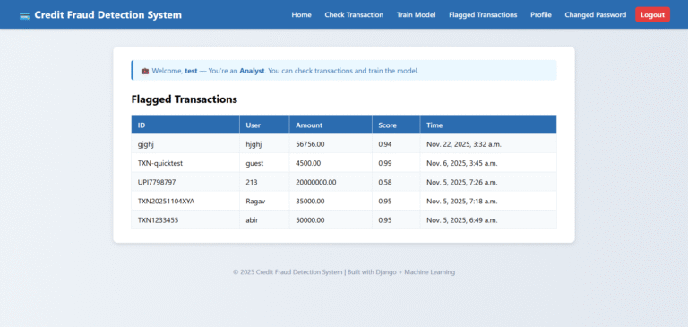 Credit Card Fraud Detection System in Python and ML - PHPGurukul