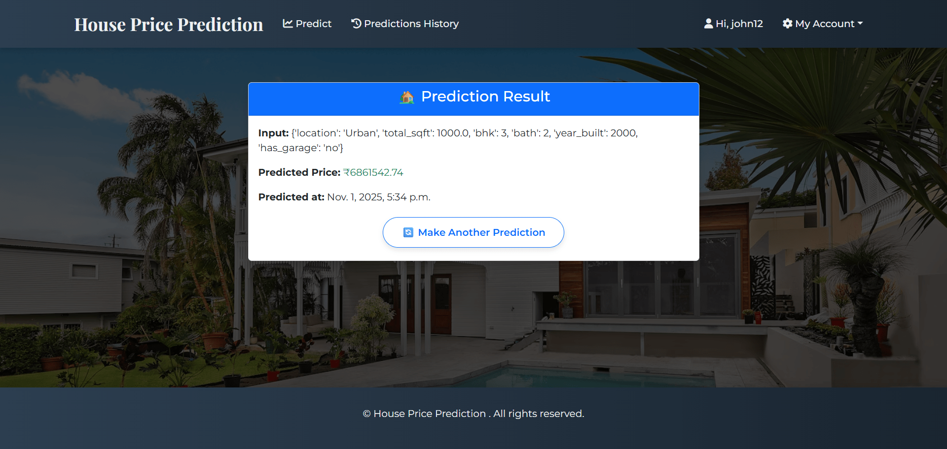 House Price Prediction using Python Machine Learning | House Price Prediction System Project in ML