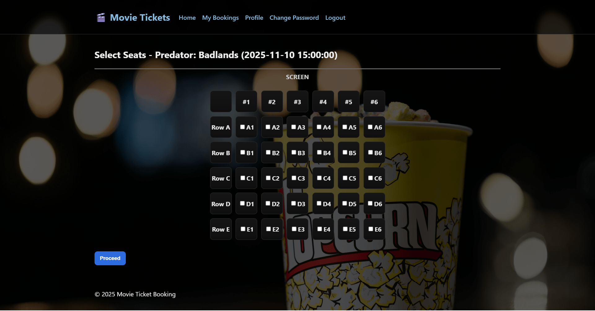 Movie Ticket Booking System using PHP | Movie Ticket Booking Mangment ...