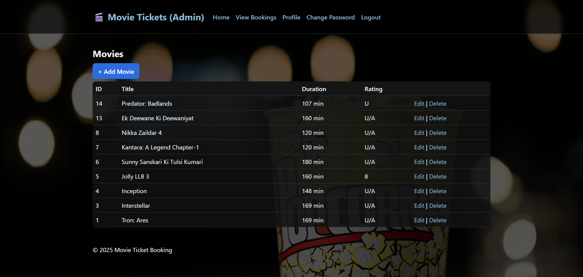 Movie Ticket Booking System using PHP | Movie Ticket Booking Mangment System in PHP