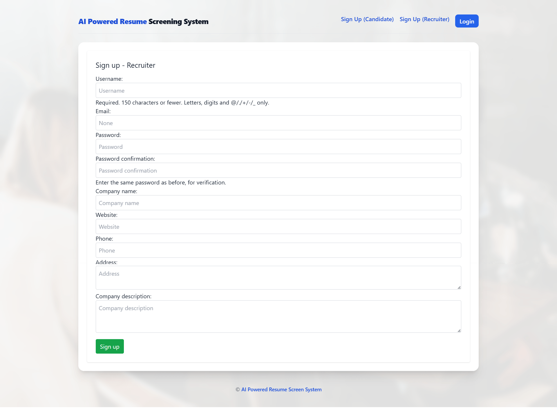 AI Powered Resume Screening System using Python ML | AI Powered Resume ...
