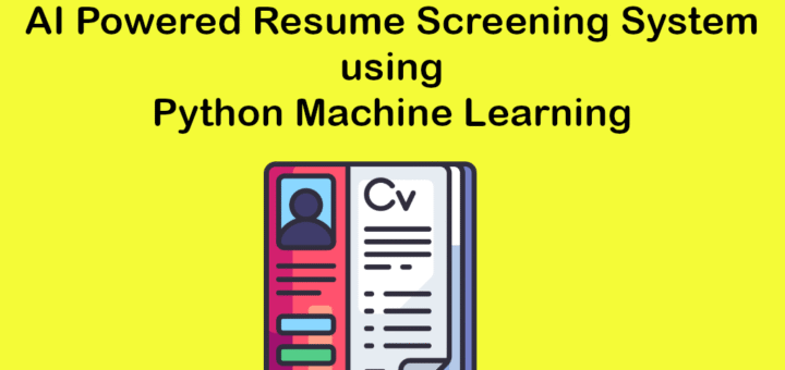 AI Powered Resume Screening System using Python - PHPGurukul