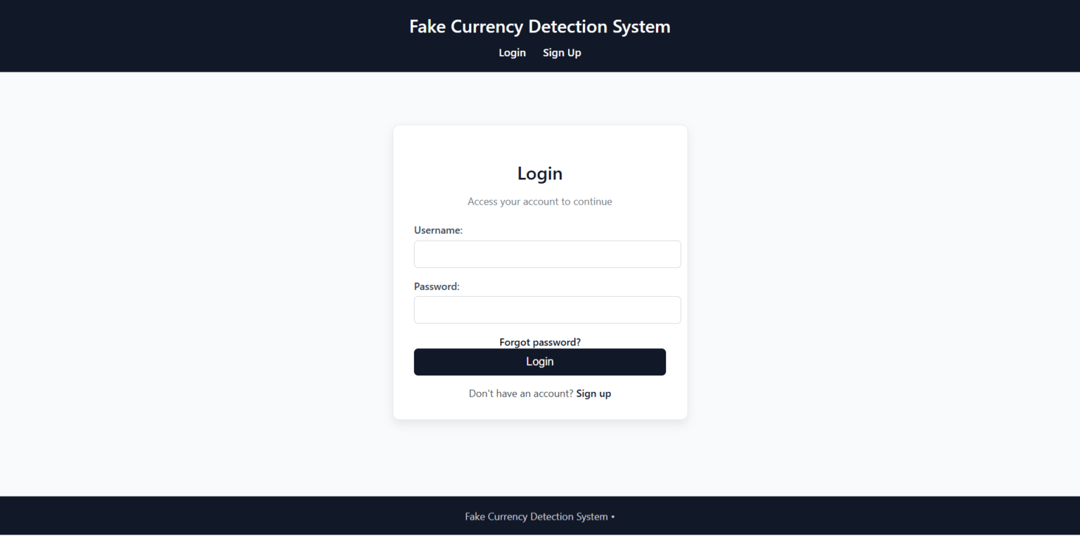 Fake Currency Detection System Project using Python Machine Learning ...