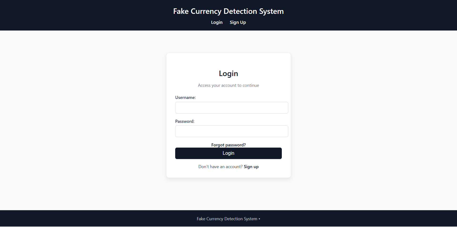 Fake Currency Detection System Project using Python Machine Learning - PHPGurukul