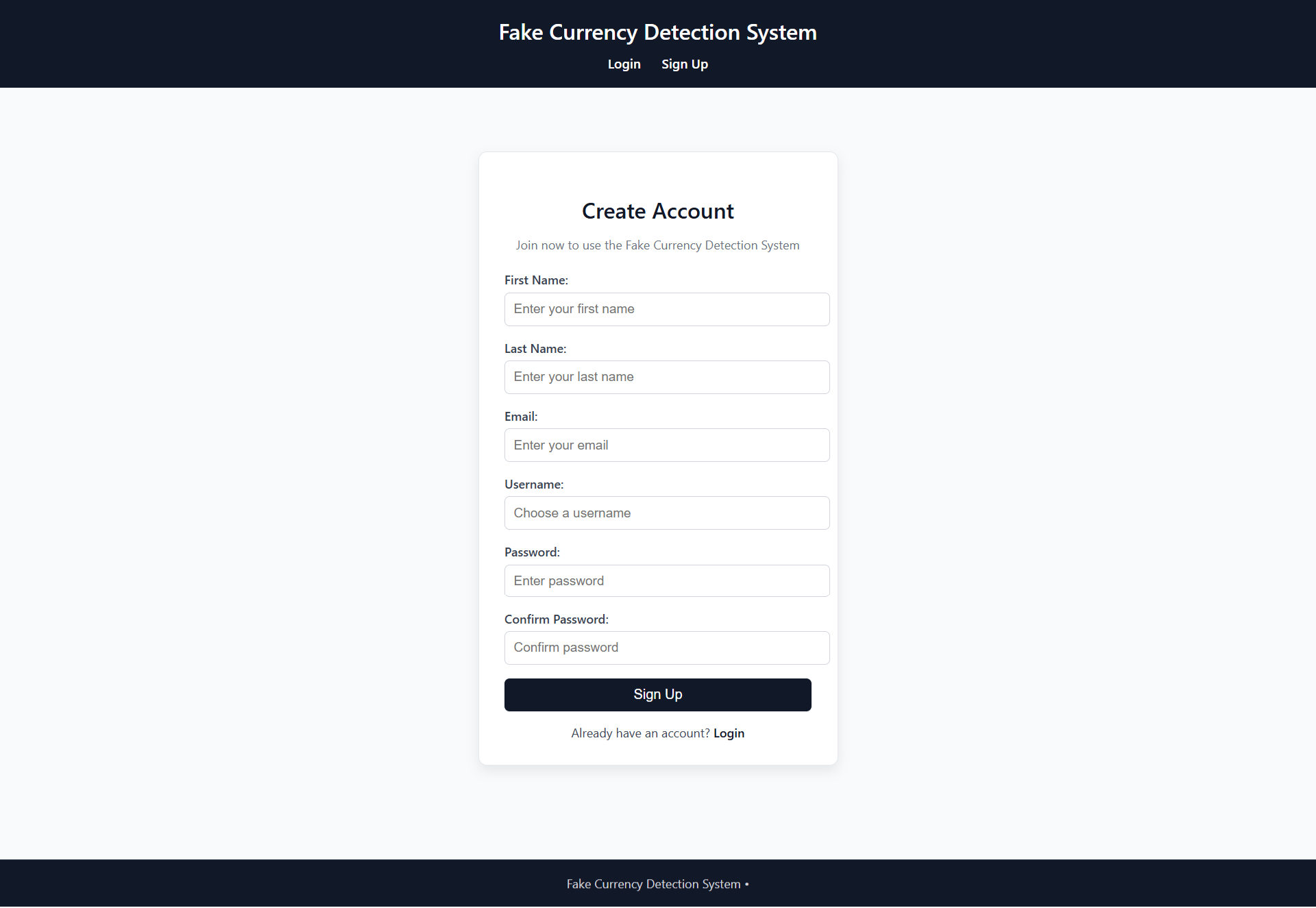 Fake Currency Detection System Project using Python Machine Learning - PHPGurukul