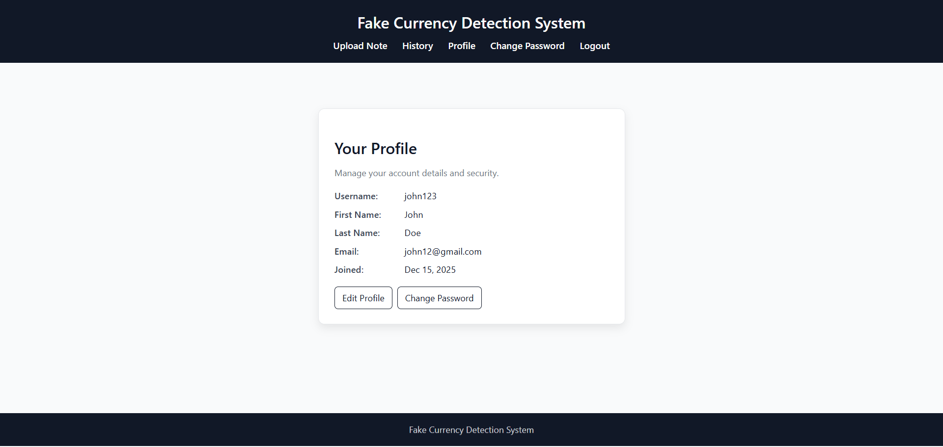 Fake Currency Detection System Project using Python Machine Learning ...